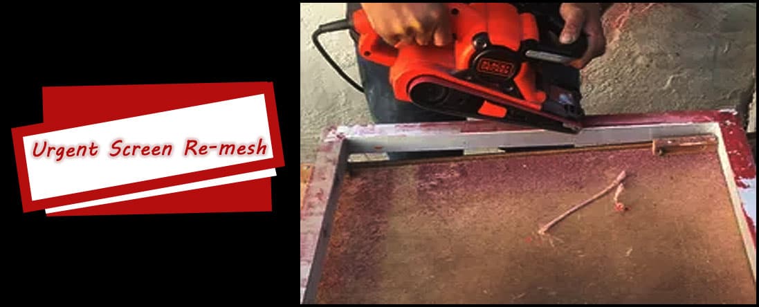Urgent Screen Re-mesh is a Screen Re-mesh and Re-stretching Service in ...
